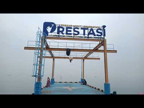 pantai prestasi bp2ip karang serang kabupaten tangerang - YouTube