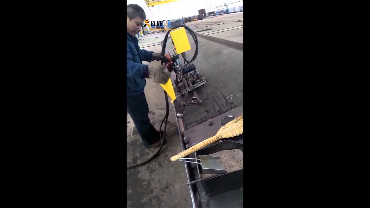 How to make an overhead crane?- Welding of four lines (automatic ...