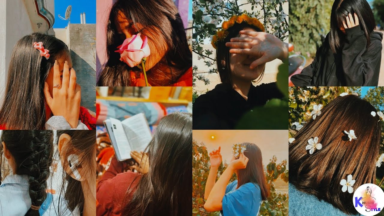 🦢🪞 hide face poses for girls🦋stylish hidden face girls dpz🪕🪷girl ...