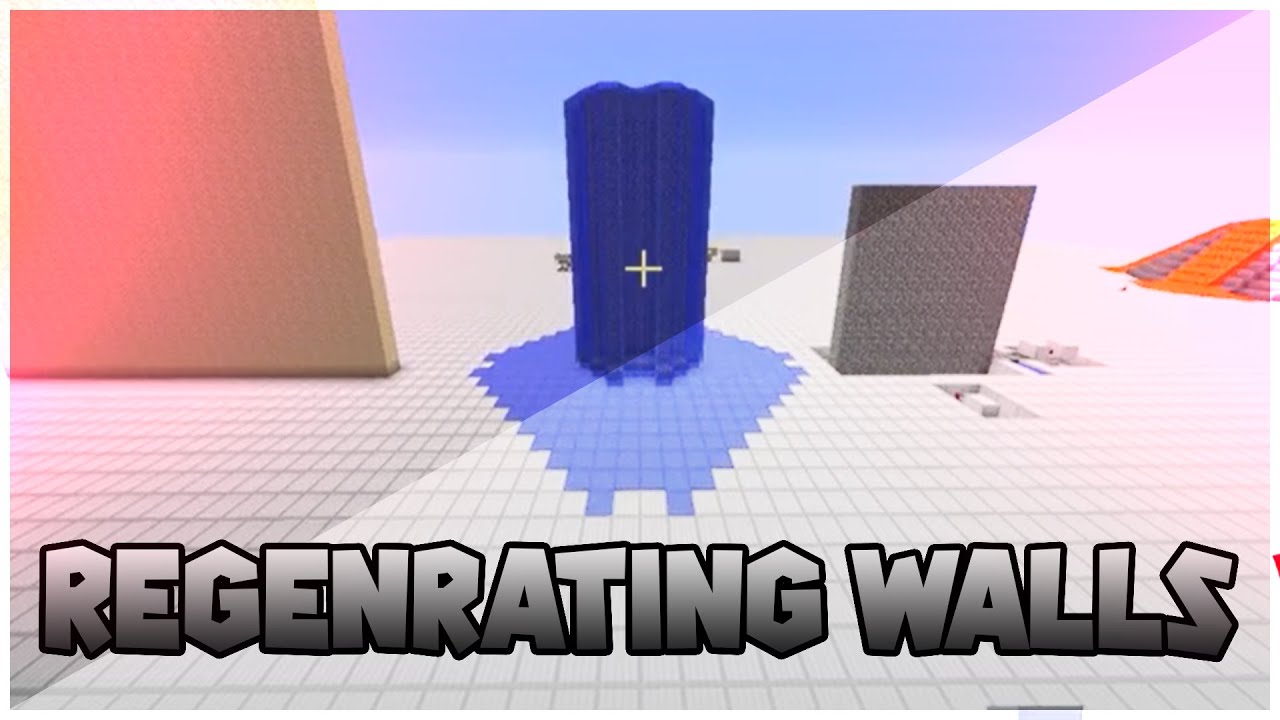 Minecraft regeneration walls - Full guide! - YouTube