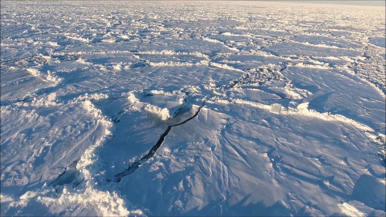 Stunning Drone Footage -- Sea Ice across Atlantic Canada: Brighton ...