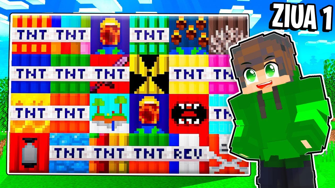 Explodez 100 de TNT-uri in *24 DE ORE* pe Minecraft... ! - YouTube