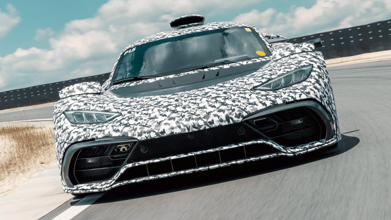 New Mercedes-AMG ONE Hypercar On The Track - YouTube