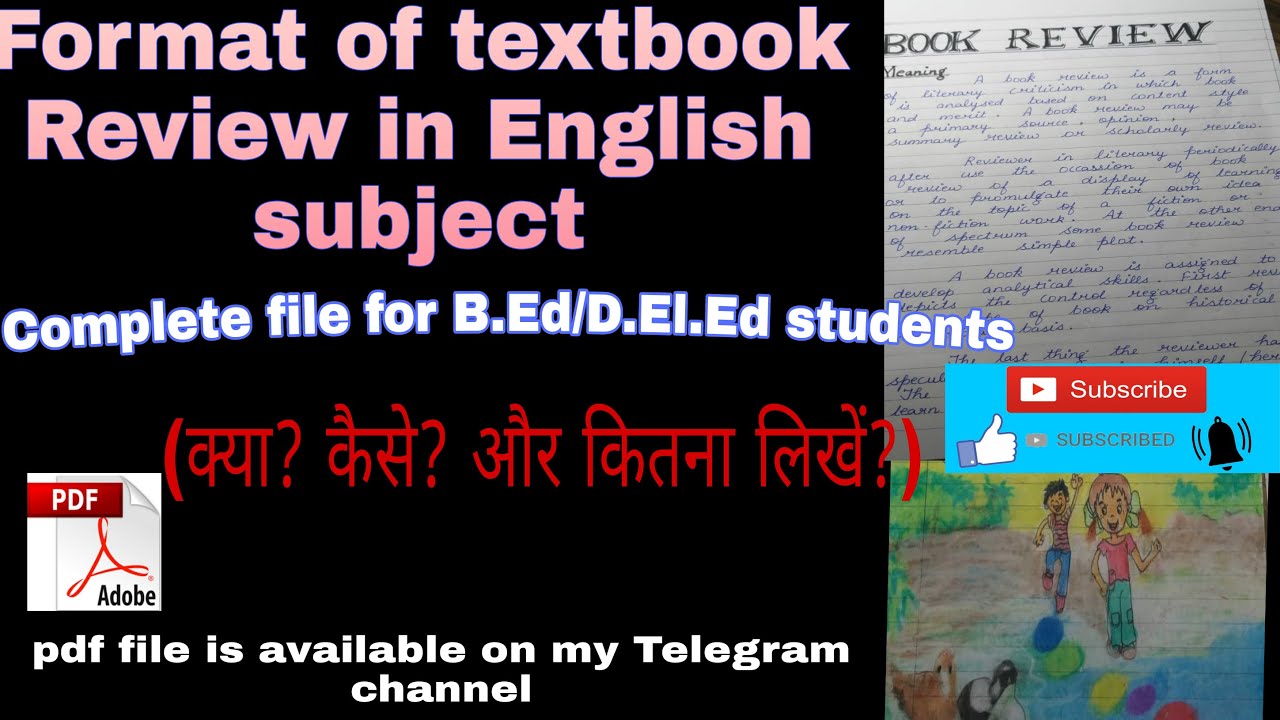 B.Ed textbook review||English Book||Complete format|Learn for Growth ...
