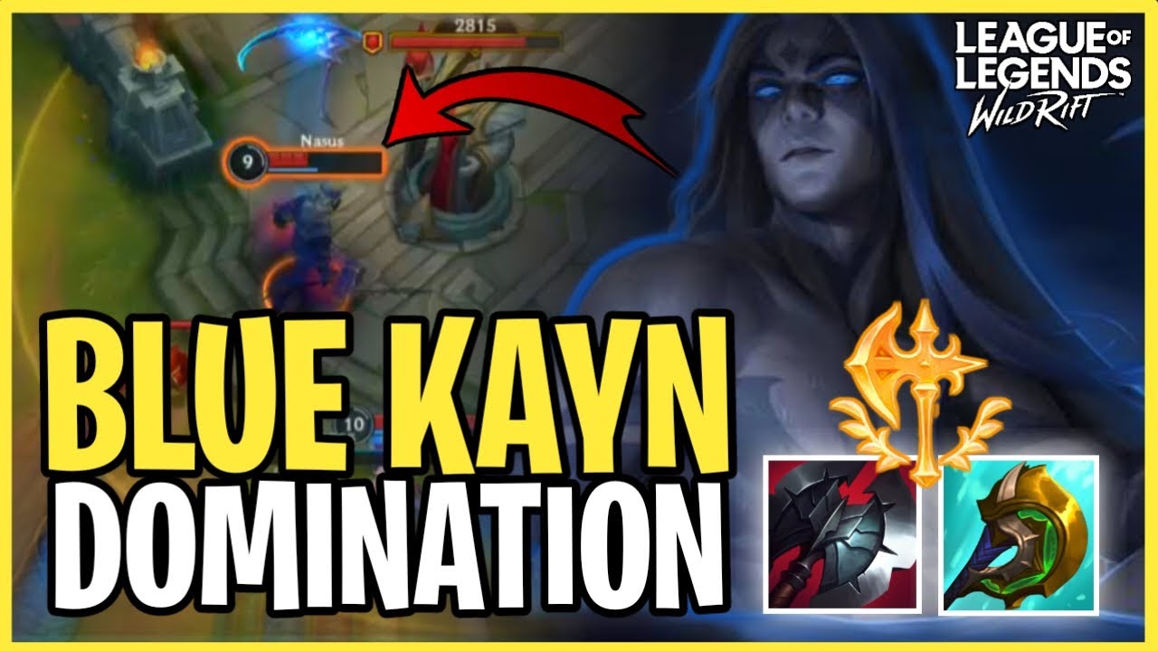 SHADOW ASSASSIN KAYN DOMINATION IN RANKED GAME!! (BLUE KAYN RANK ...