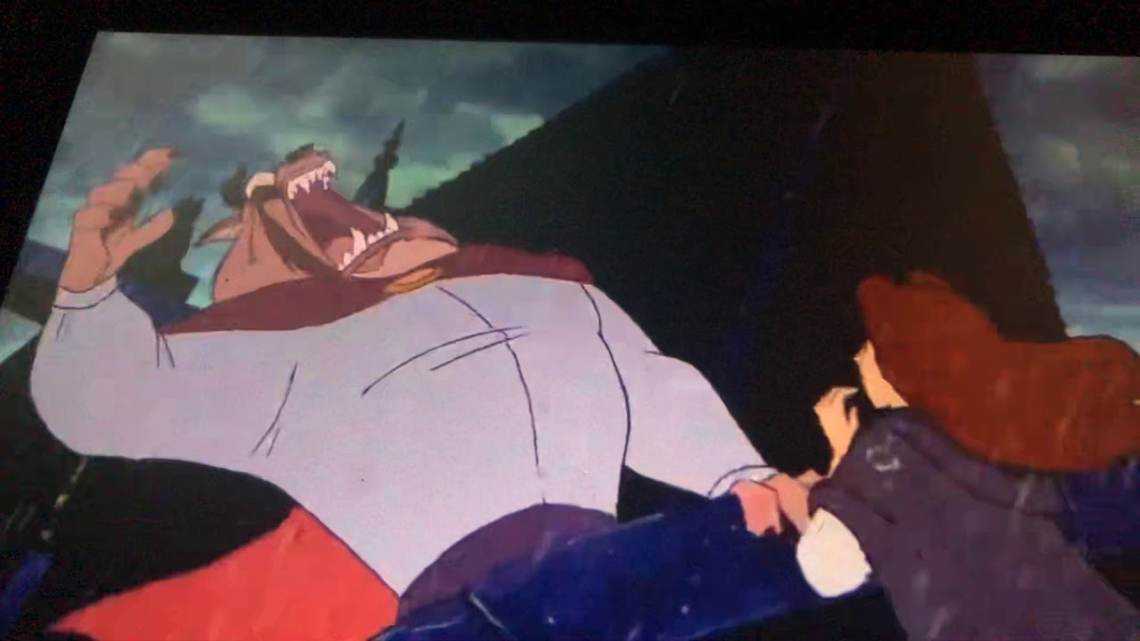 Beauty and the beast (1991) Gaston’s death - YouTube