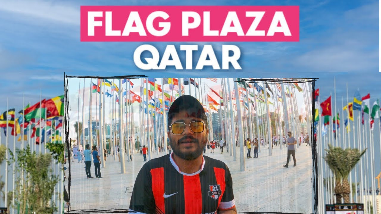 Flag Plaza in Qatar 🇶🇦 | Doha Community Festival 2022 | Corniche ...