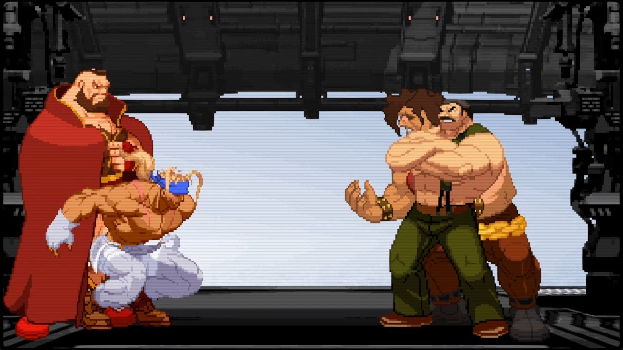 Alex x Zangief Vs. Mike Haggar x Hugo, Seismic toss! (SXC Tandem #56 ...