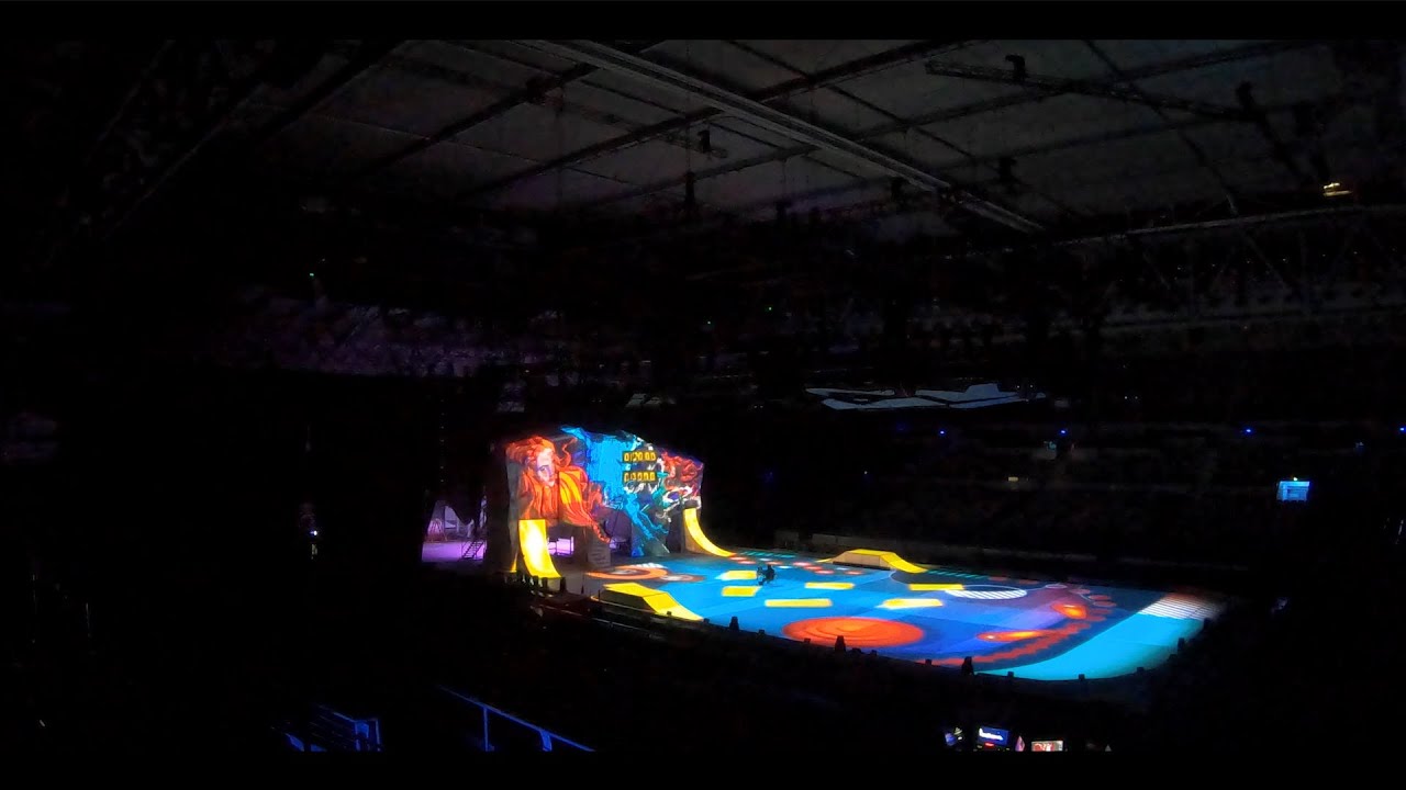 John Cain Arena transforms for Cirque du Soleil CRYSTAL - YouTube