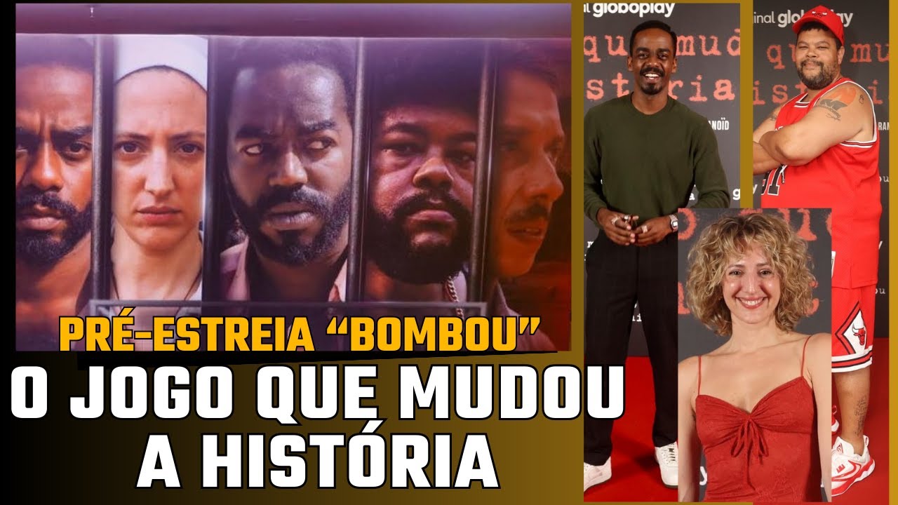 Elenco lança a série O Jogo que Mudou a História, estreia original ...