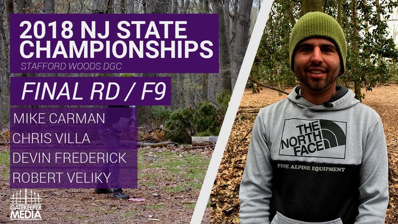 2018 New Jersey State Championships | Final RD, F9, MPO | Carman, Villa ...