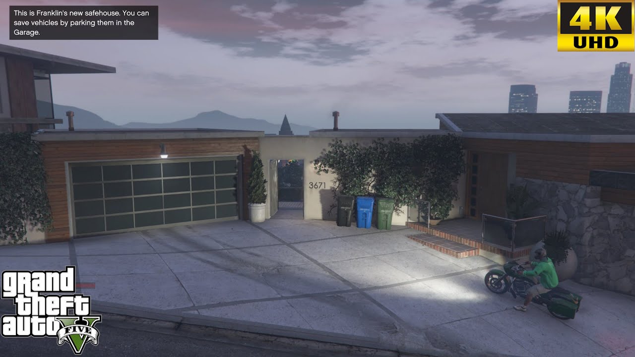GTA 5 FRANKLIN NEW HOUSE - YouTube