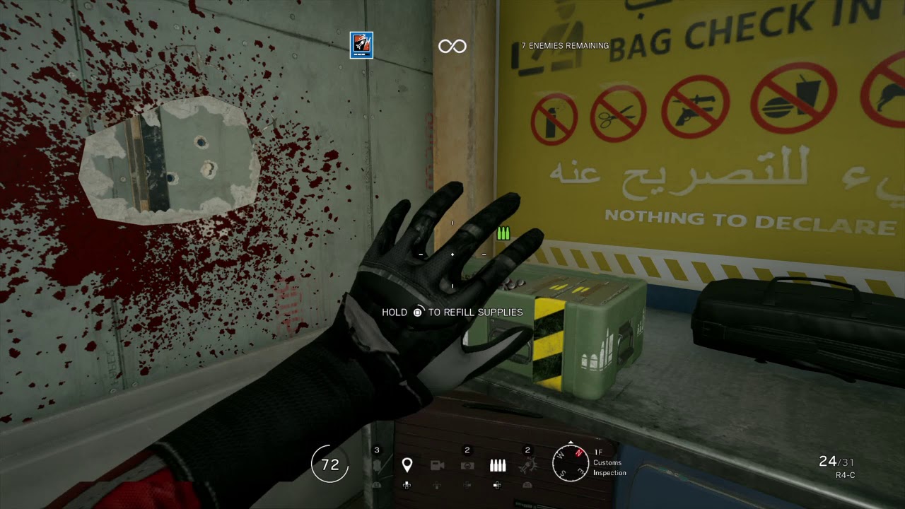 Rainbow Six Siege Red Silk Skin Gameplay - YouTube