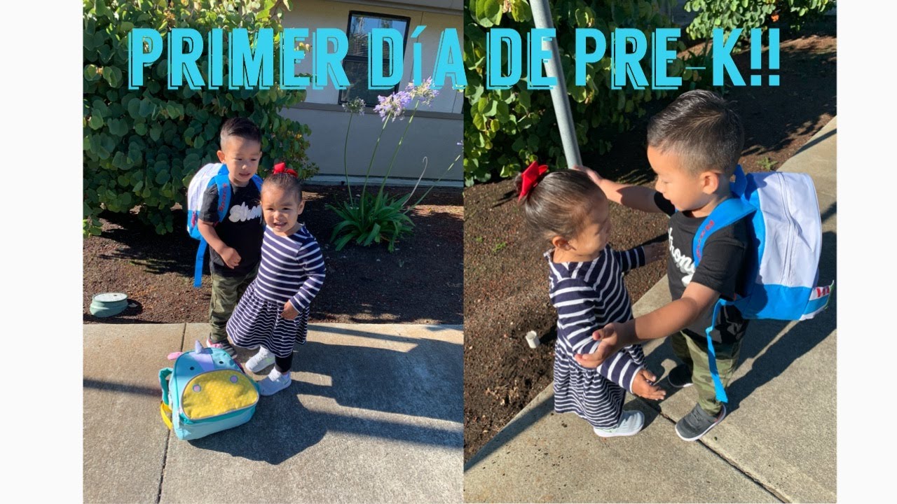 Primer dia de Escuela para mis hijos!! - YouTube