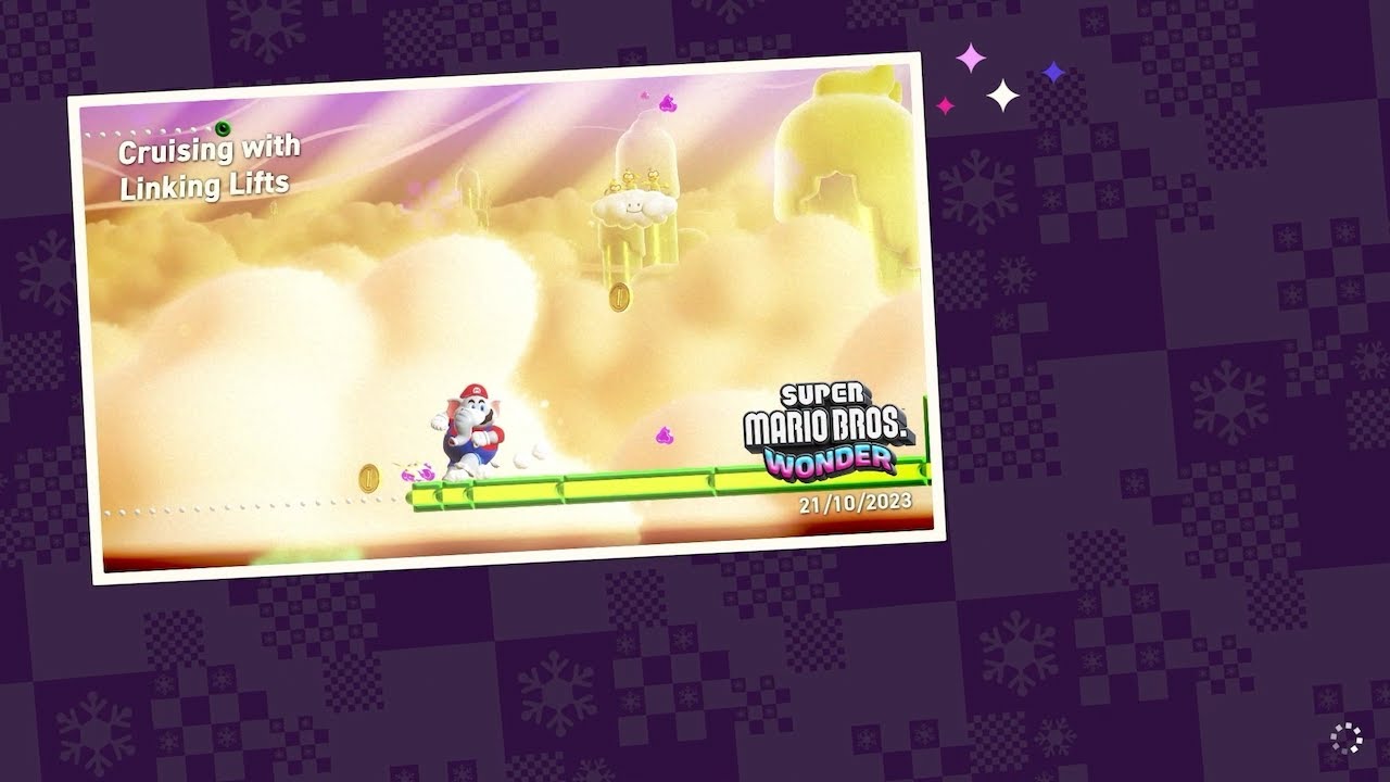 【Super Mario Wonder】Cruising with Linking Lifts - YouTube