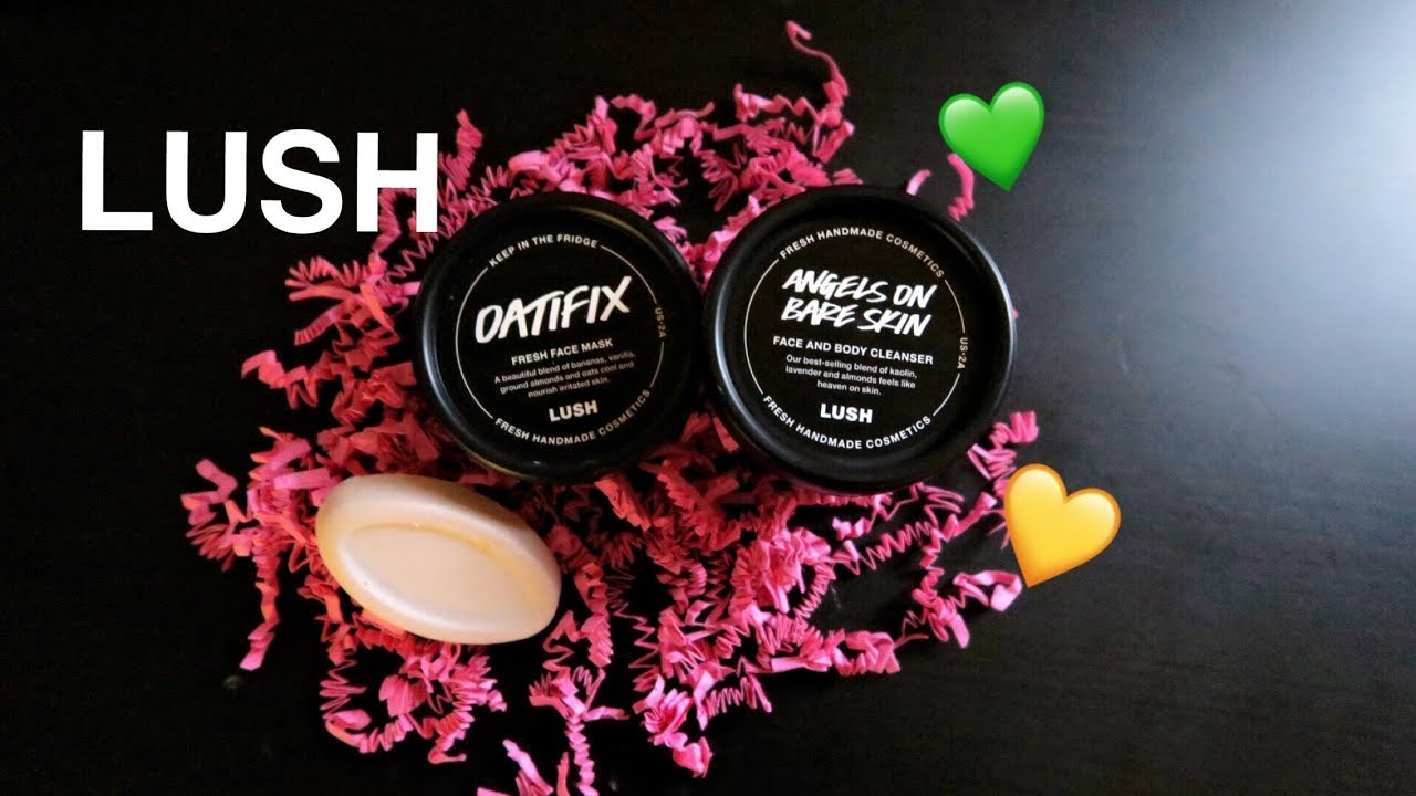 The BEST LUSH Products for Sensitive Skin: Cleanser and Face Mask - YouTube