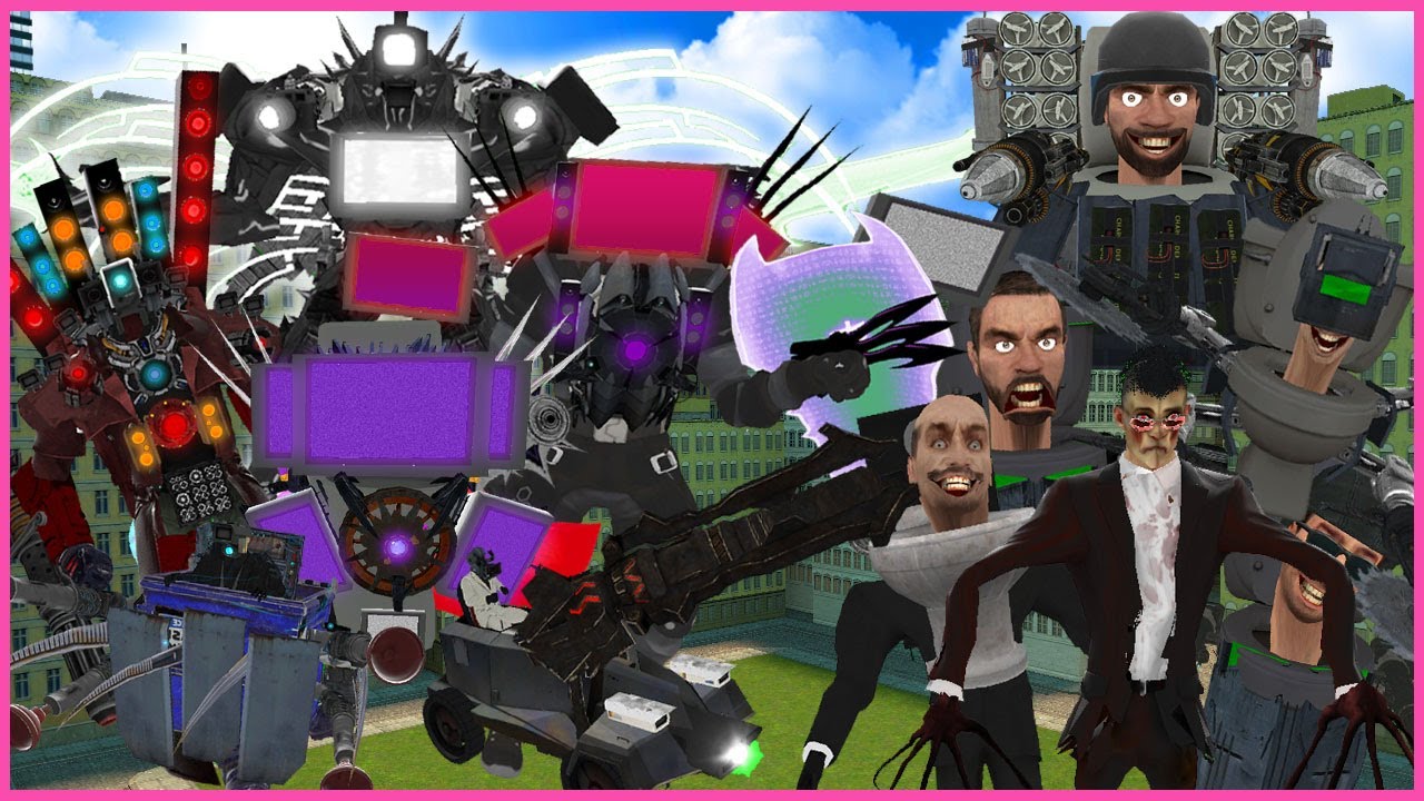 ไตรไททันตัวใหม่ TRI Titan กับ Multivrese skibidi GMOD Garry's Mod - YouTube