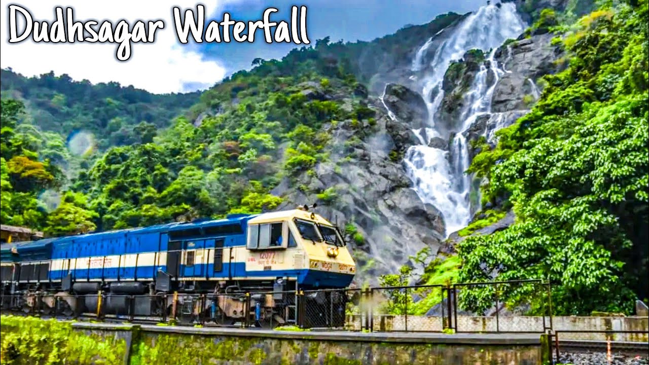 Dudhsagar Waterfall Train View || Just Treval - YouTube