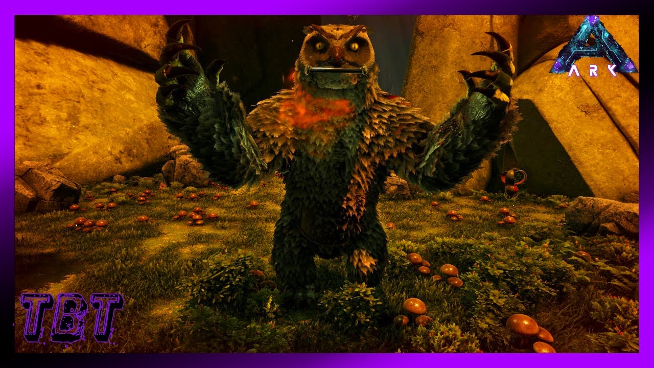 Taming A Floofy Bunyip...Except It's An Owlbear! ARK Aberration Let's ...