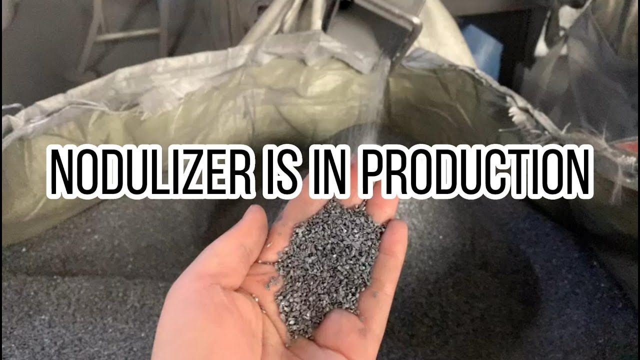 Nodulizer is in production， magnesium ferrosilicon alloy（#FeSiMg）# ...