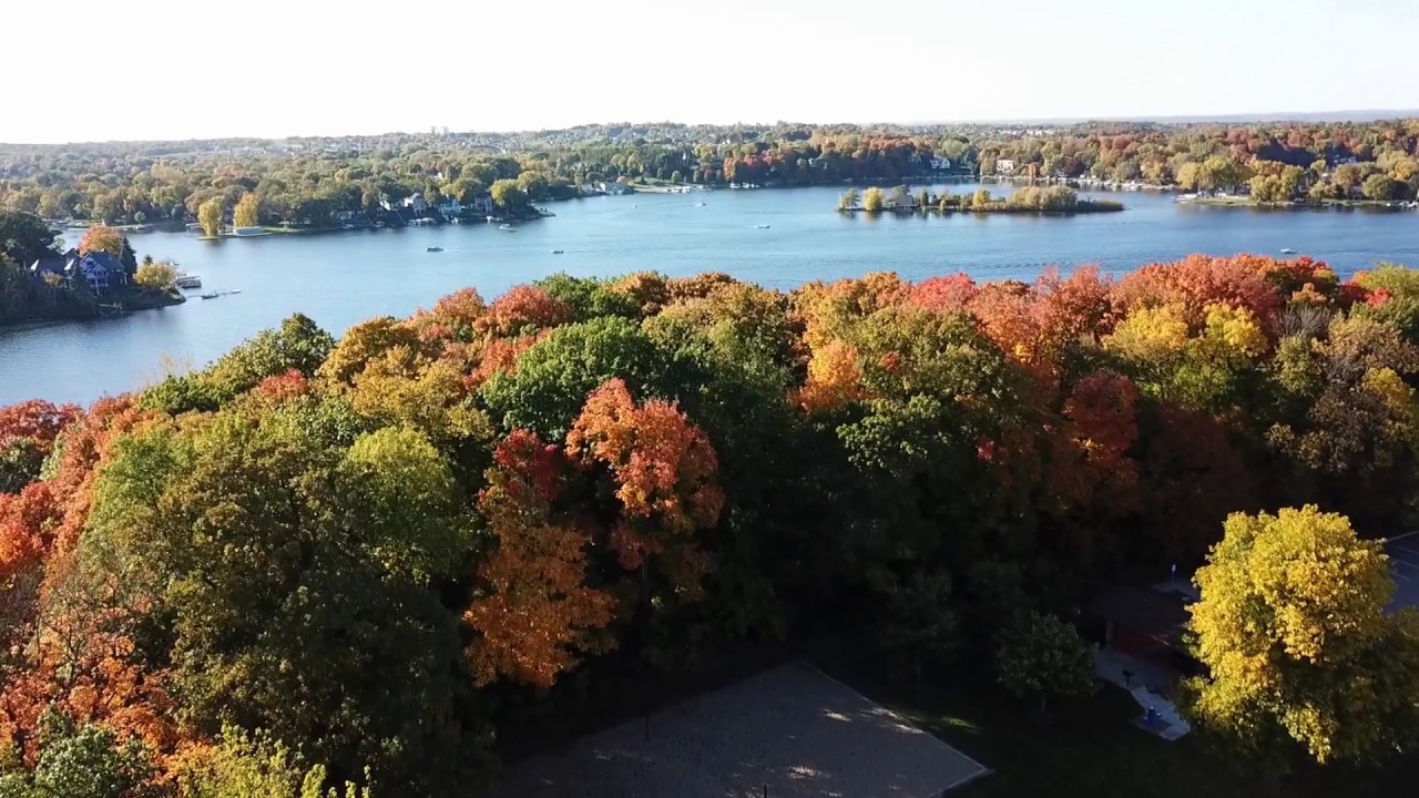 Mavic pro filming fall colors around prior lake minnesota - YouTube