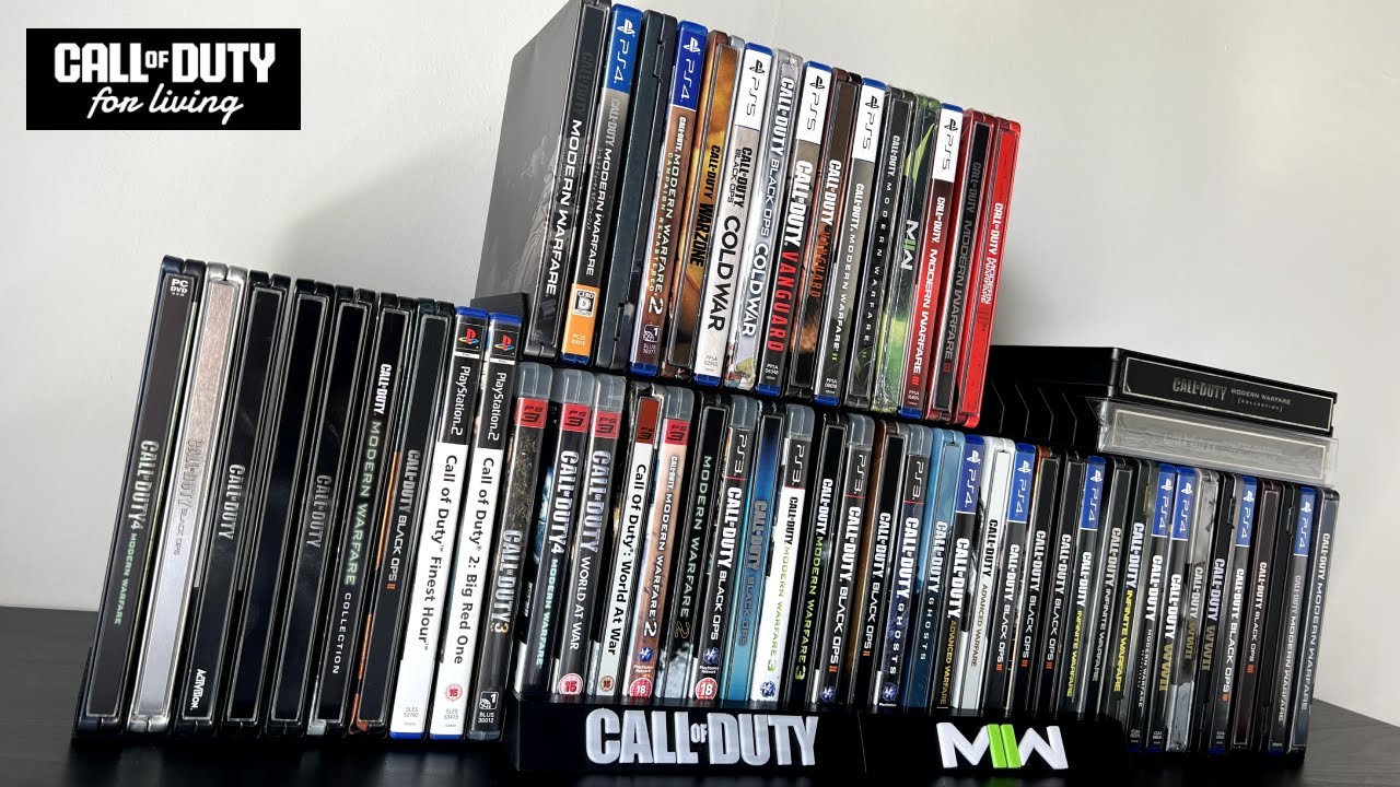 All Call of Duty Steelbooks (2004-2024) COMPLETE PLAYSTATION COLLECTION ...
