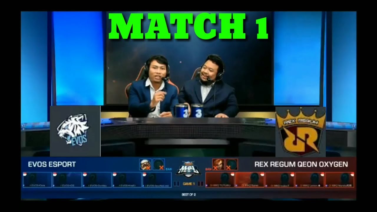 BIG MATCH!! RRQ•O2 VS EVOS ESPORT - MPL INDONESIA - YouTube