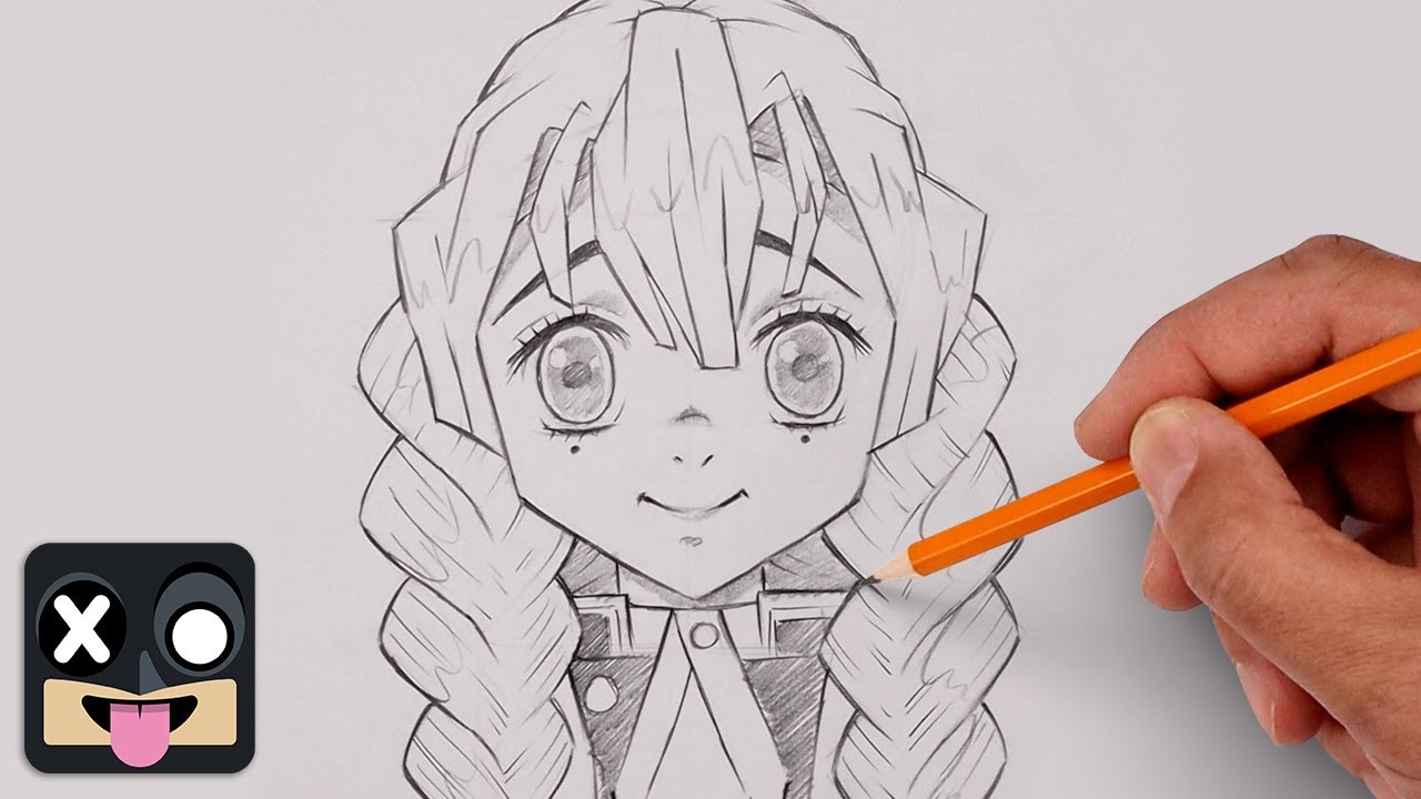 How To Draw Mitsuri | Demon Slayer - YouTube