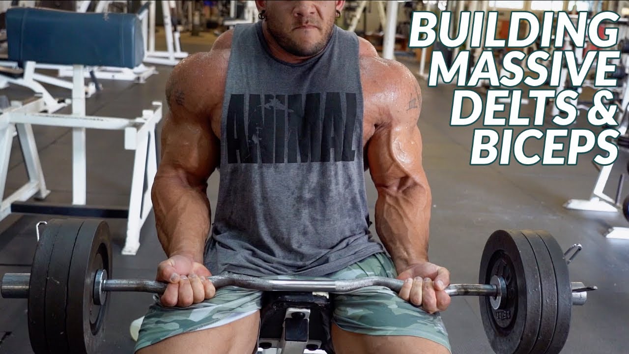 BUILDING MASSIVE DELTS & BICEPS | Full Workout - YouTube