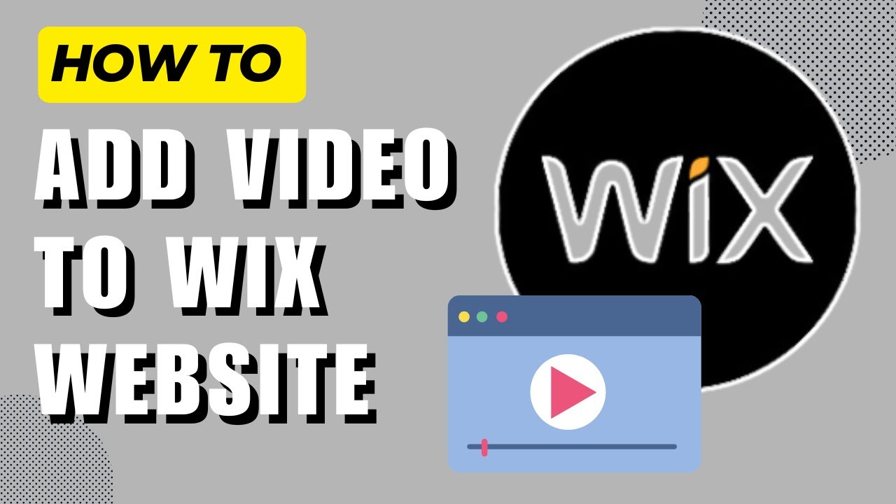 How to Add a Video to Your Wix Website (2024 Guide) - YouTube