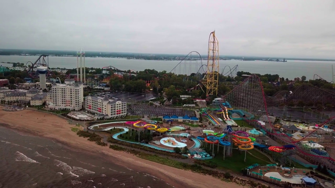 Cedar Point 4k (Shot with DJI Mavic Pro Platinum) - YouTube