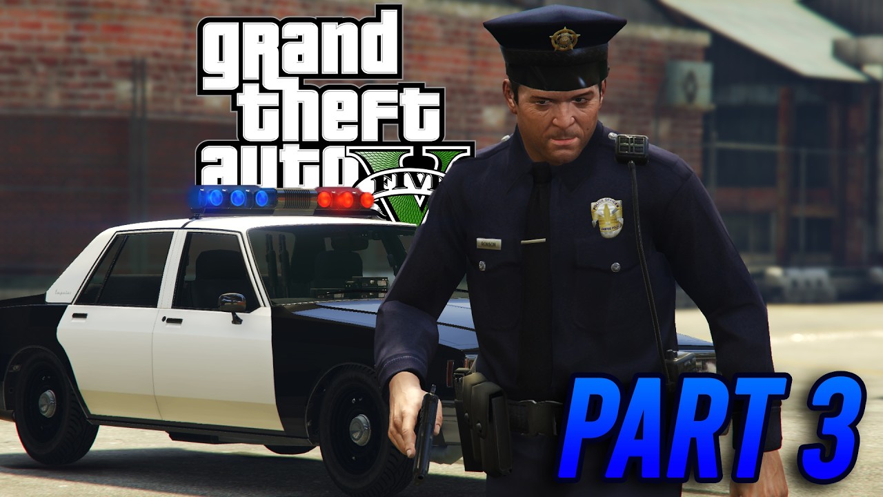 GTA V - Michael joins the police! PART 3 - YouTube
