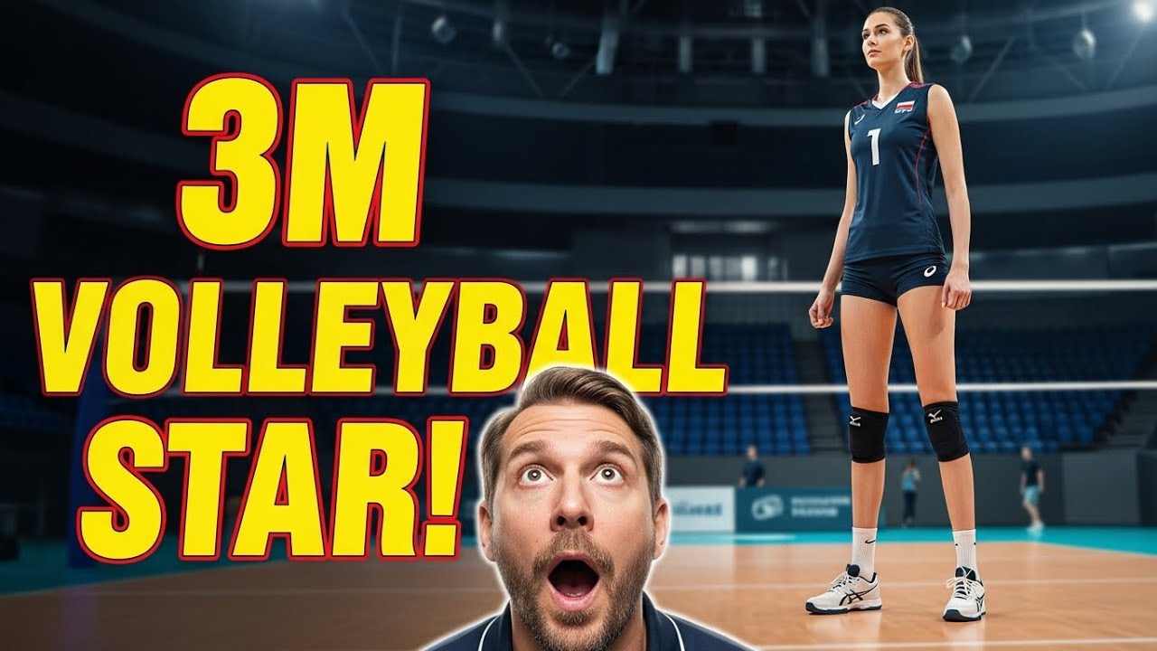 3M Tall Volleyball Girls 😍② - YouTube