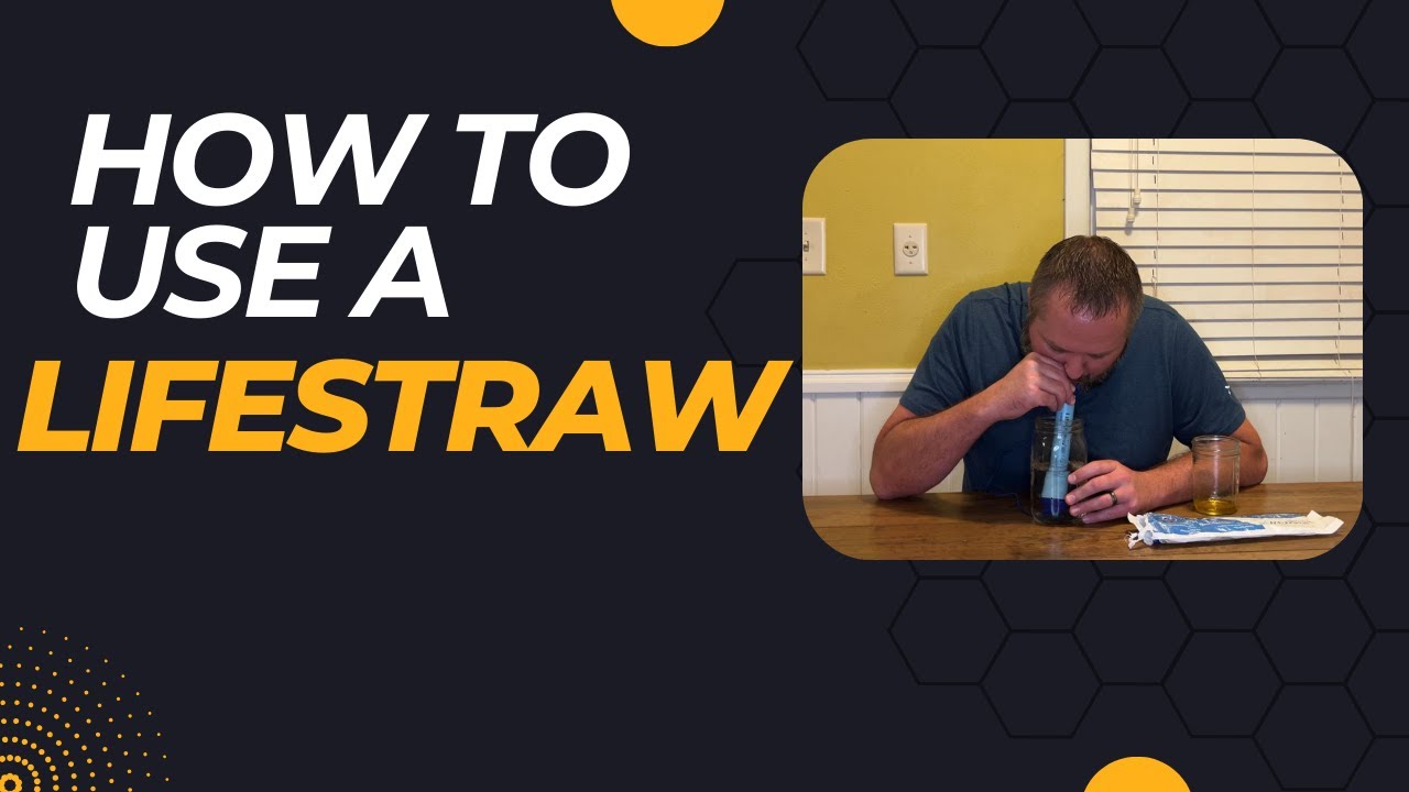 How To Use A LifeStraw - YouTube