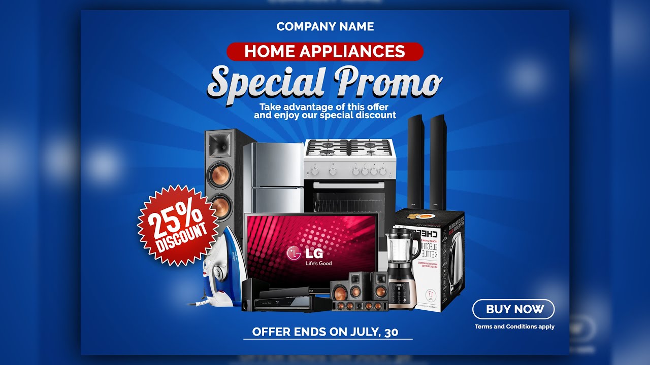 How to Simply Create a Promotion Handbill | Photoshop Tutorials - YouTube