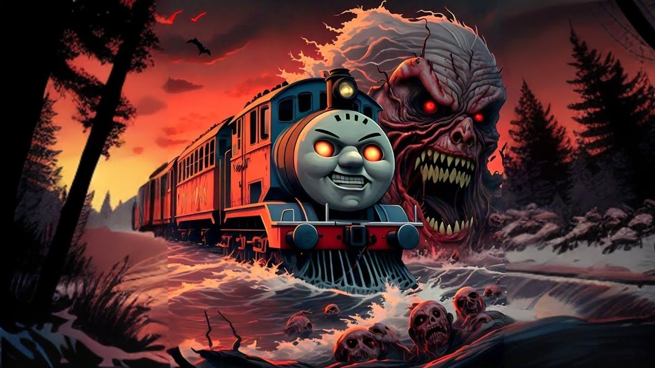 Skyline CURSED THOMAS 🥶 THE TRAIN | Thomas end friends | Thomas the ...