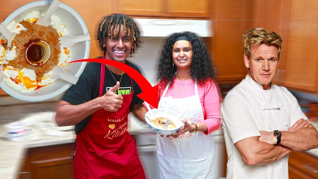 ውድድር ምስራሕ መግቢ ጋዓት / TRADITIONAL ERITREAN GAET COOKING CHALLENGE WITH MY ...