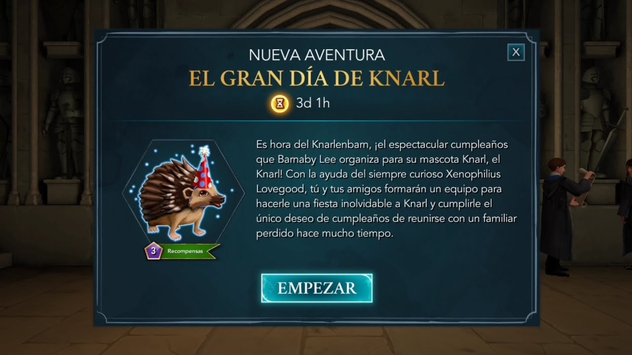 Hogwarts Mystery, Misión El Gran día de Knarl. - YouTube