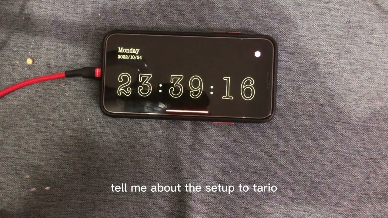 IPhone Focus Clock Charging Animation - YouTube