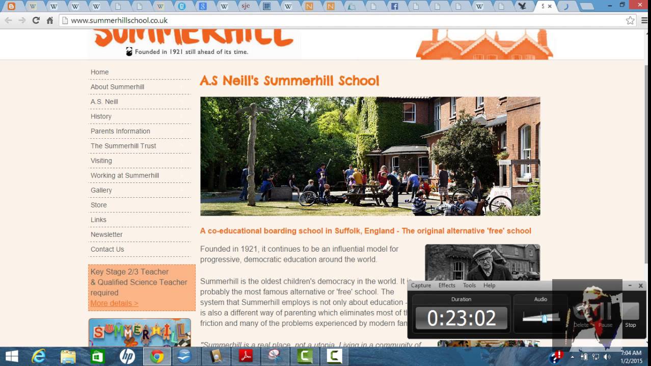 Summerhill School - YouTube