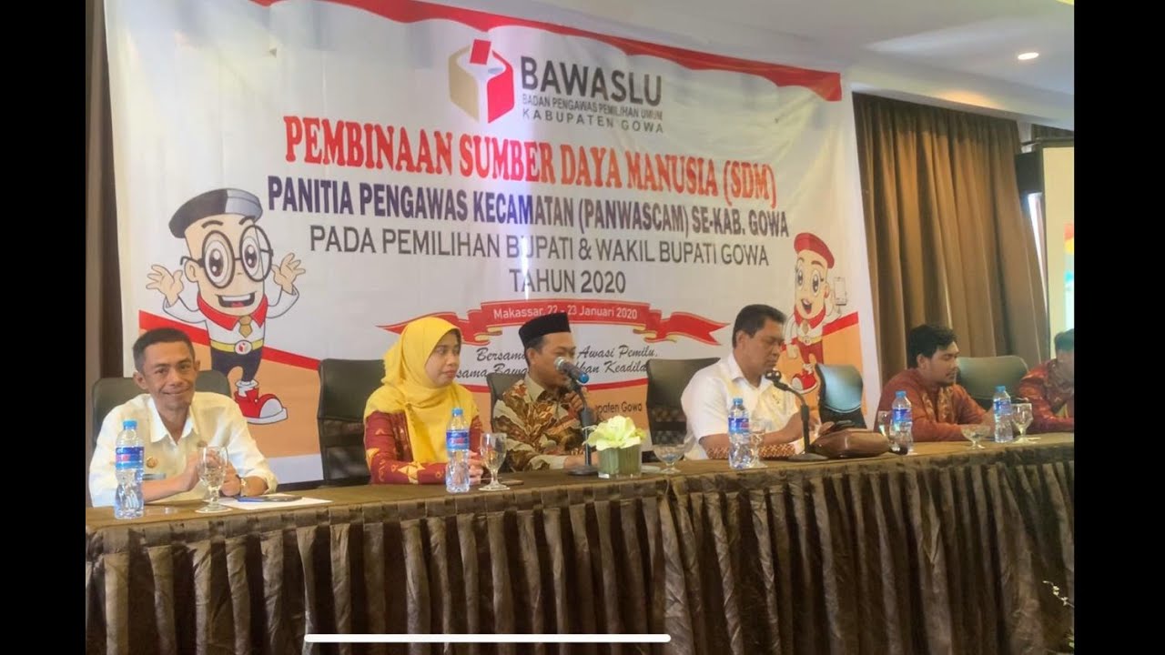 Pembinaan Sumber Daya Manusia (SDM ) Panitia Pengawas Kecamatan Bawaslu ...