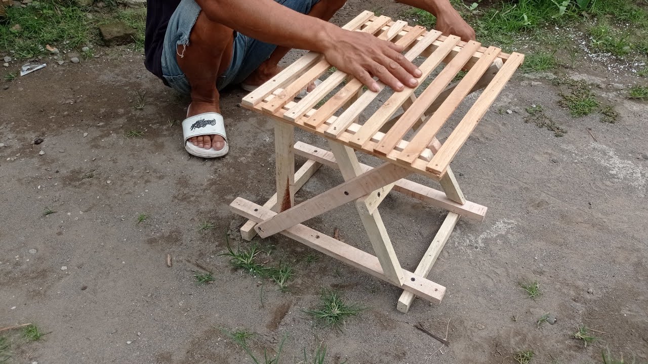 DIY Folding Table Woodworking Projects // How To Make a Coffee Table ...