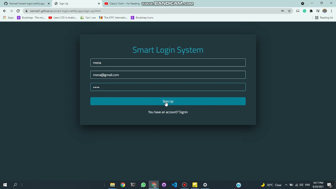 Smart Login System - YouTube