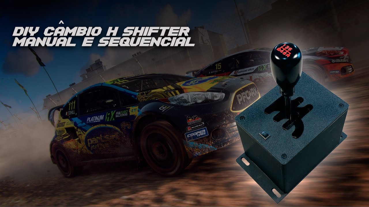 Cockpit Caseiro - DIY Câmbio H Shifter Manual e Sequencial USB com ...
