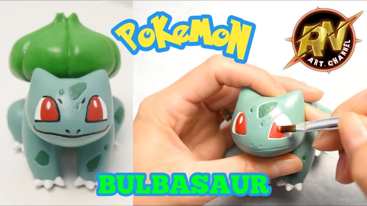 Action Figure BULBASAUR Serial POKEMON Menggunakan Clay | Clay ART ...