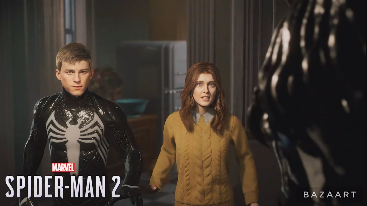 Spider-Man vs Scream With Black Suit - Marvel's Spider-Man 2 (HD60FPS ...