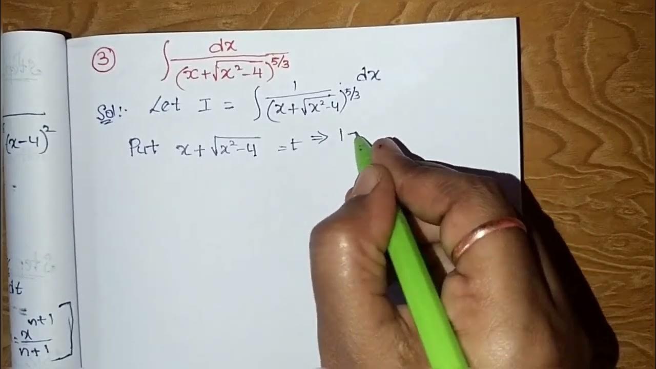 Indefinite Integration Problems - YouTube