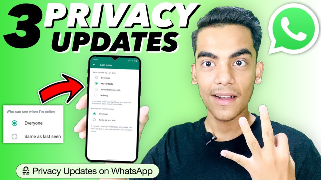 3 Privacy Updates on WhatsApp | 3 WhatsApp New Features | WhatsApp New ...