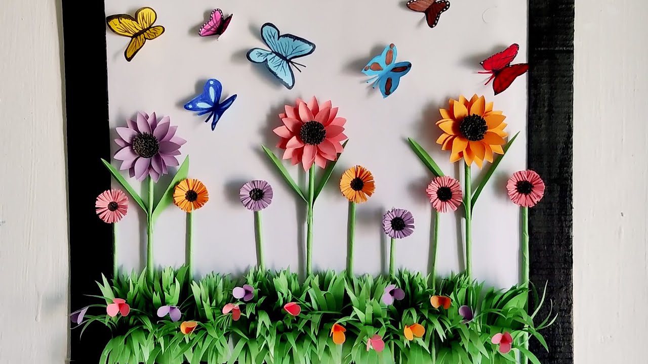 Beautiful Wall Hanging Craft Ideas | Paper Craft | DIY Room Decoration ...