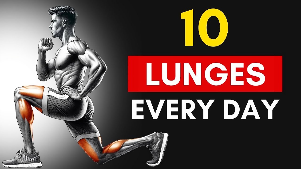 How 10 Lunges Every Day Will Completely Transform Your Body - YouTube